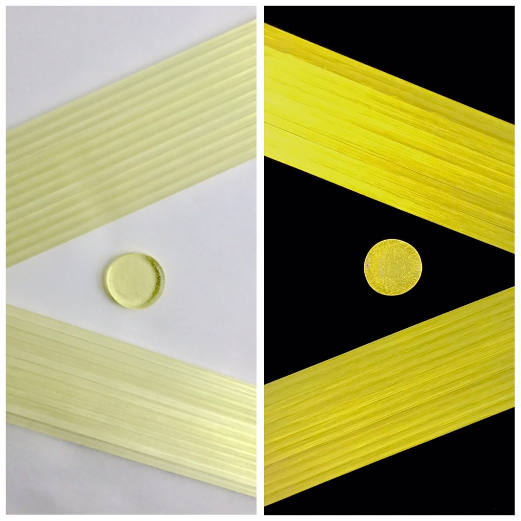 NS146 Nova Yellow UV Rod | UST Glass